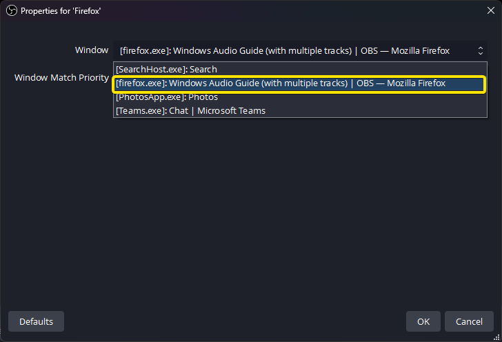 Application Audio Capture Guide | OBS